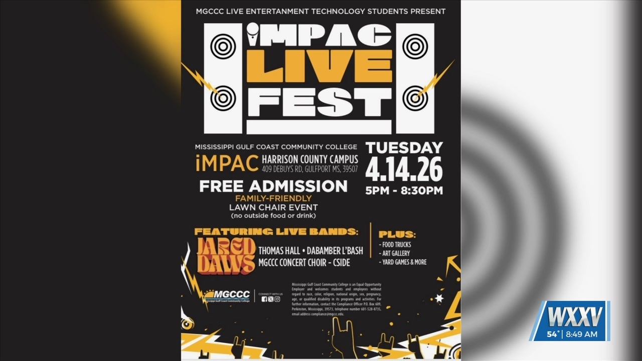 iMPAC Live Fest returns to MGCCC Harrison County campus - WXXV News 25