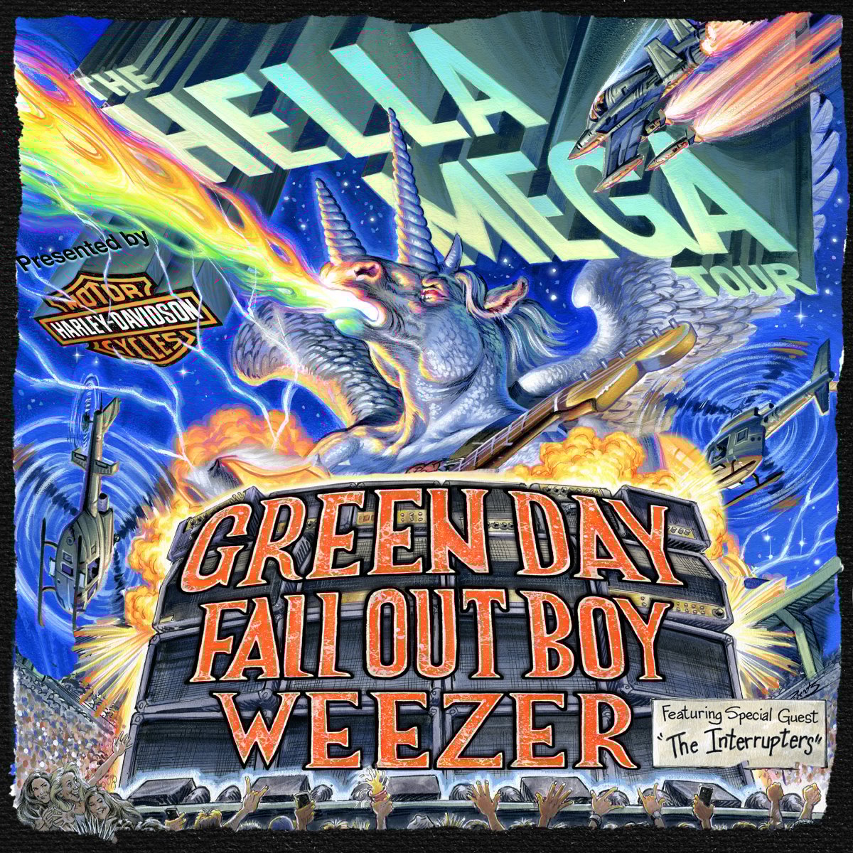 8/25: Hella Mega Tour: Green Day, Fall Out Boy, Weezer, & The ...