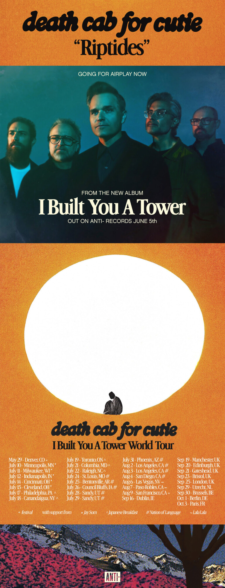 Death Cab For Cutie release new single, "Riptides" and announce new ...